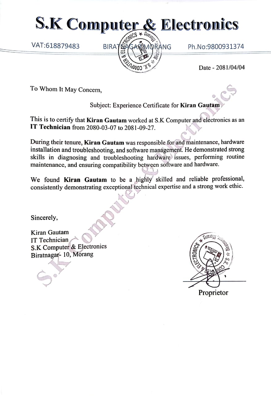 Kiran Gautam | Portfolio